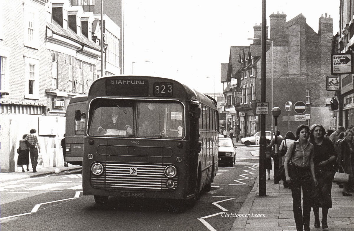 Busworld Photography: BMMO S21 5866 in Stafford Greengate Street.