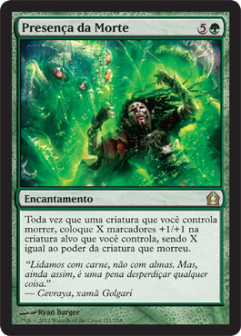 Magic The Gathering: D.João II: Return To Ravnica - Cartas Verdes