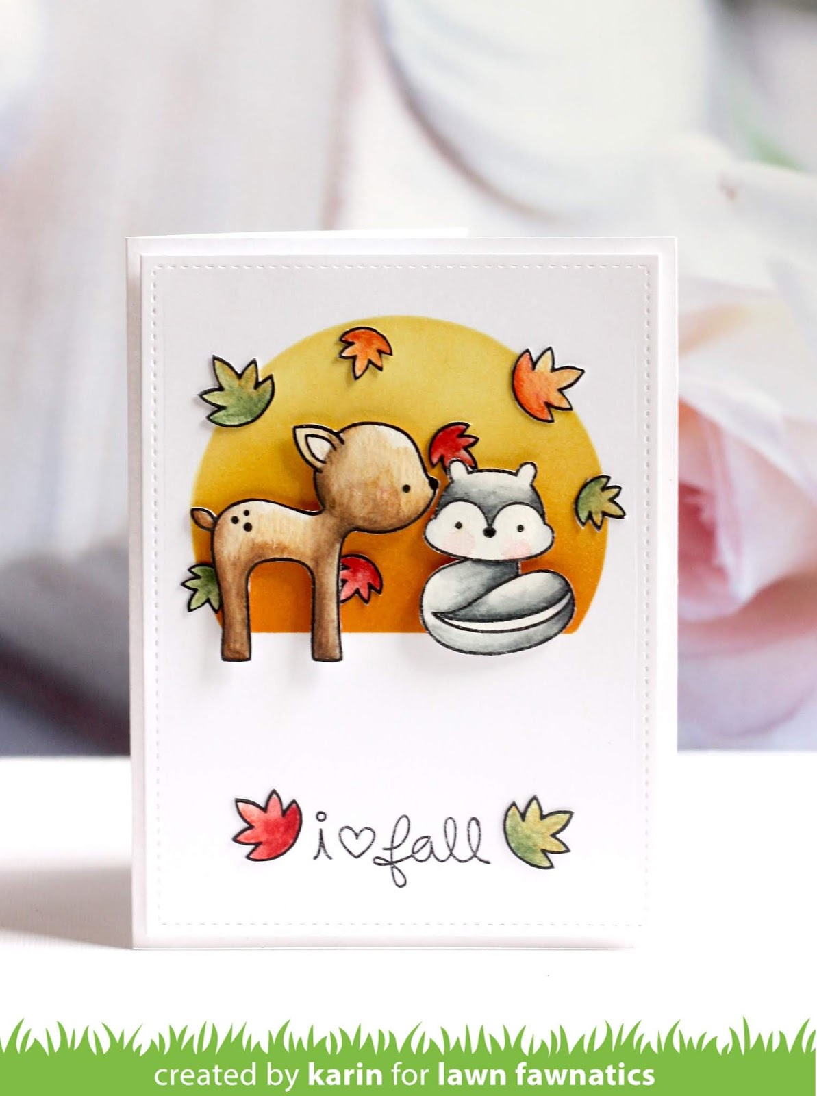 Peppermint Patty's Papercraft: Lawn Fawnatics Challenge; Awesome Autumn