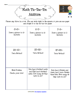 Simply Centers: Math Tic-Tac-Toe