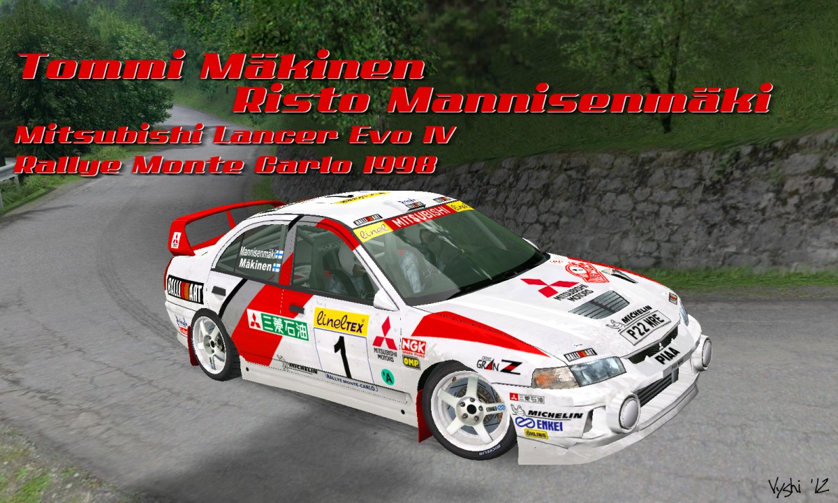 RBR+: Lancer evo IV Ralliart