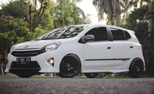Modifikasi mobil agya terbaru trd s g e ayla bagian dalam luar warna ...