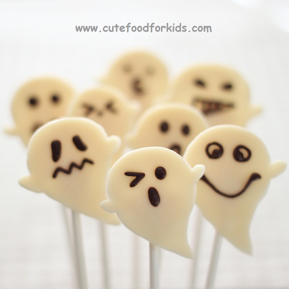 Cute Food For Kids?: Chocolate and Marshmallow Ghosts