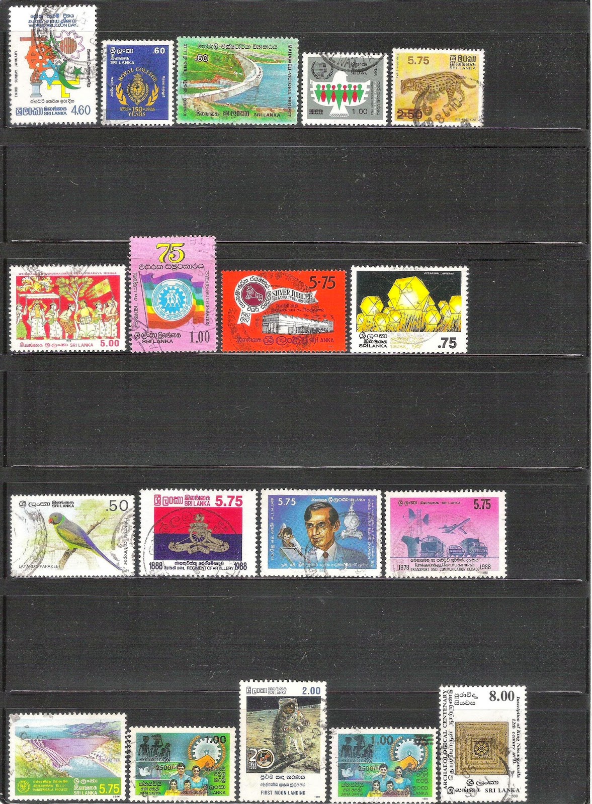 My Postage Stamps Collection: Sri Lanka