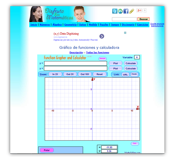 MATEMATICAS 4: Simuladores para graficar funciones