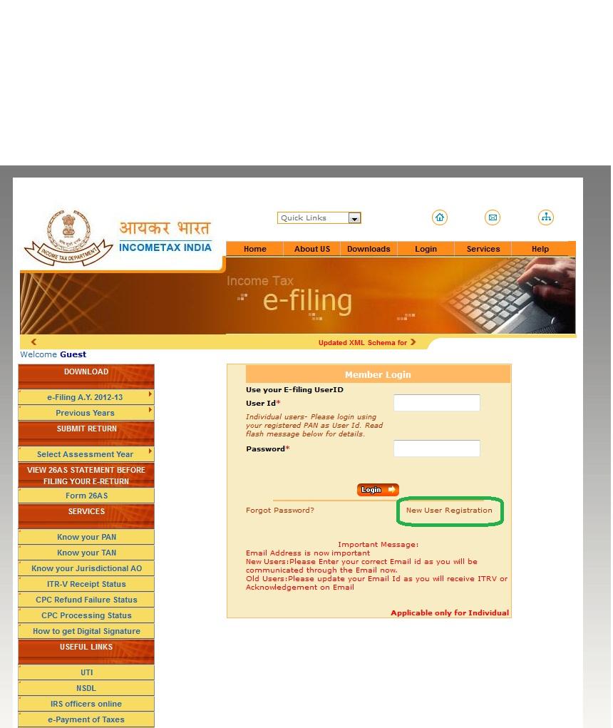 eFiling Income Tax Return: Online ~ Crazy Direct