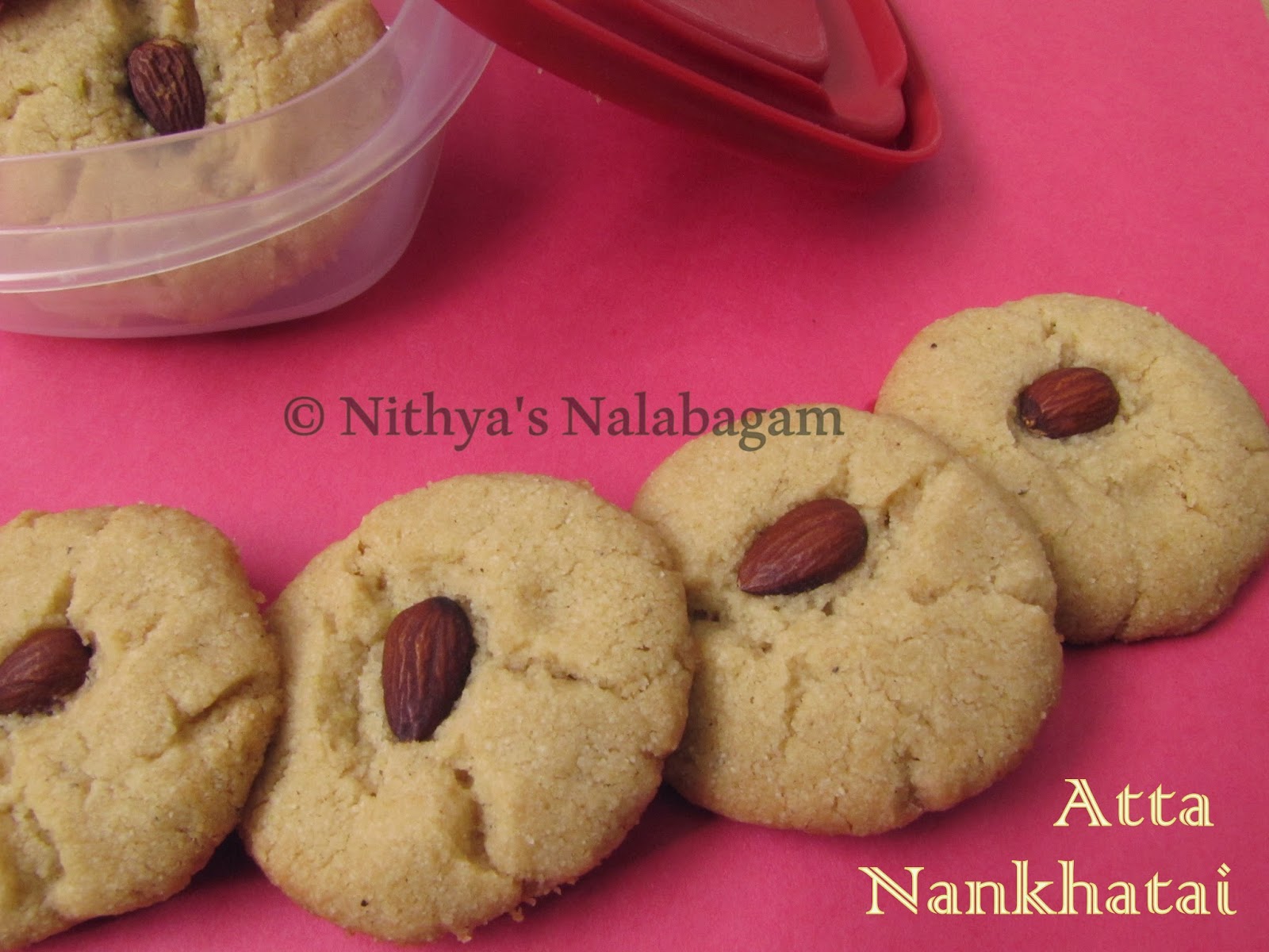 Atta Biscuits | Atta Nankhatai |Nithya's Nalabagam