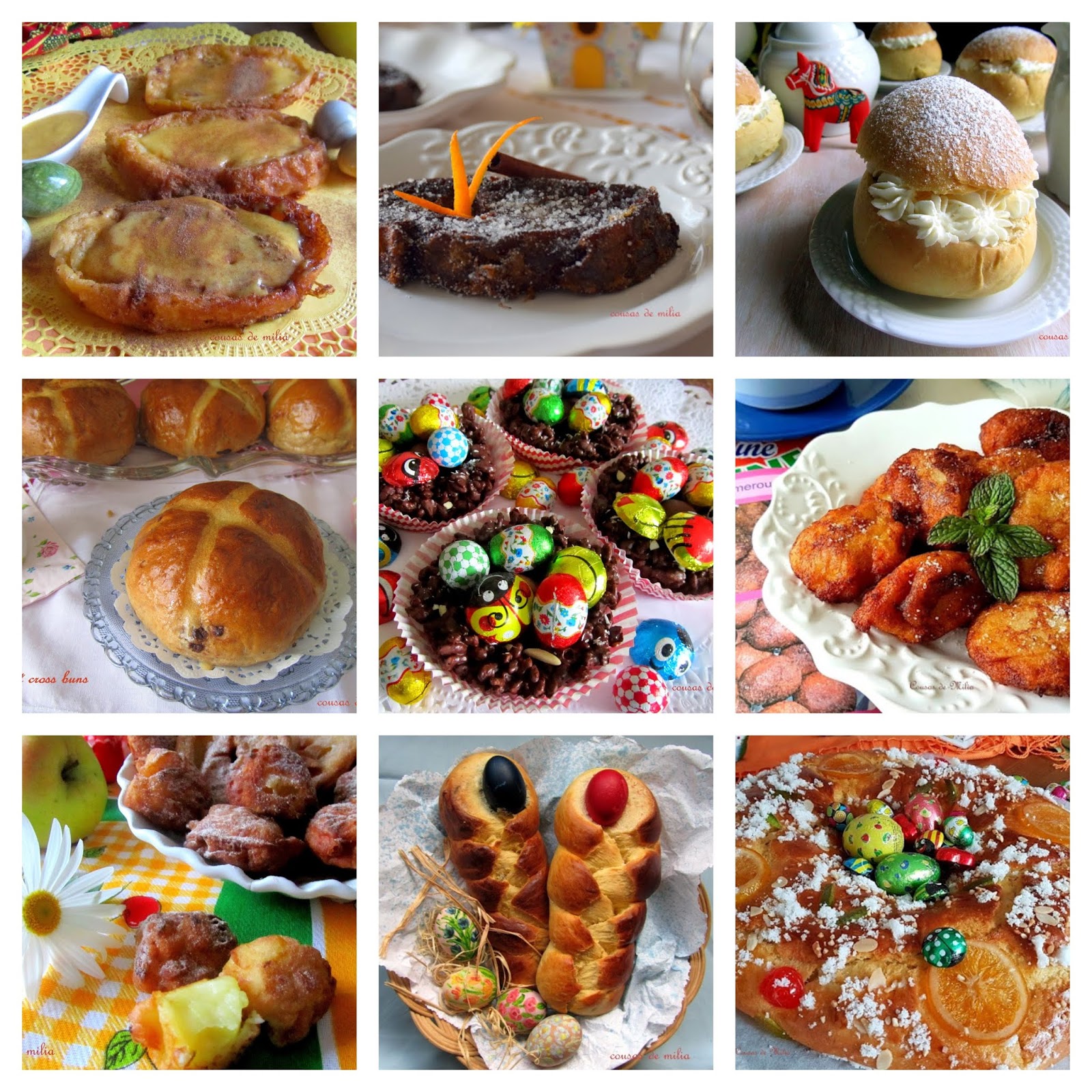 9 recetas dulces de Pascua y Semana Santa