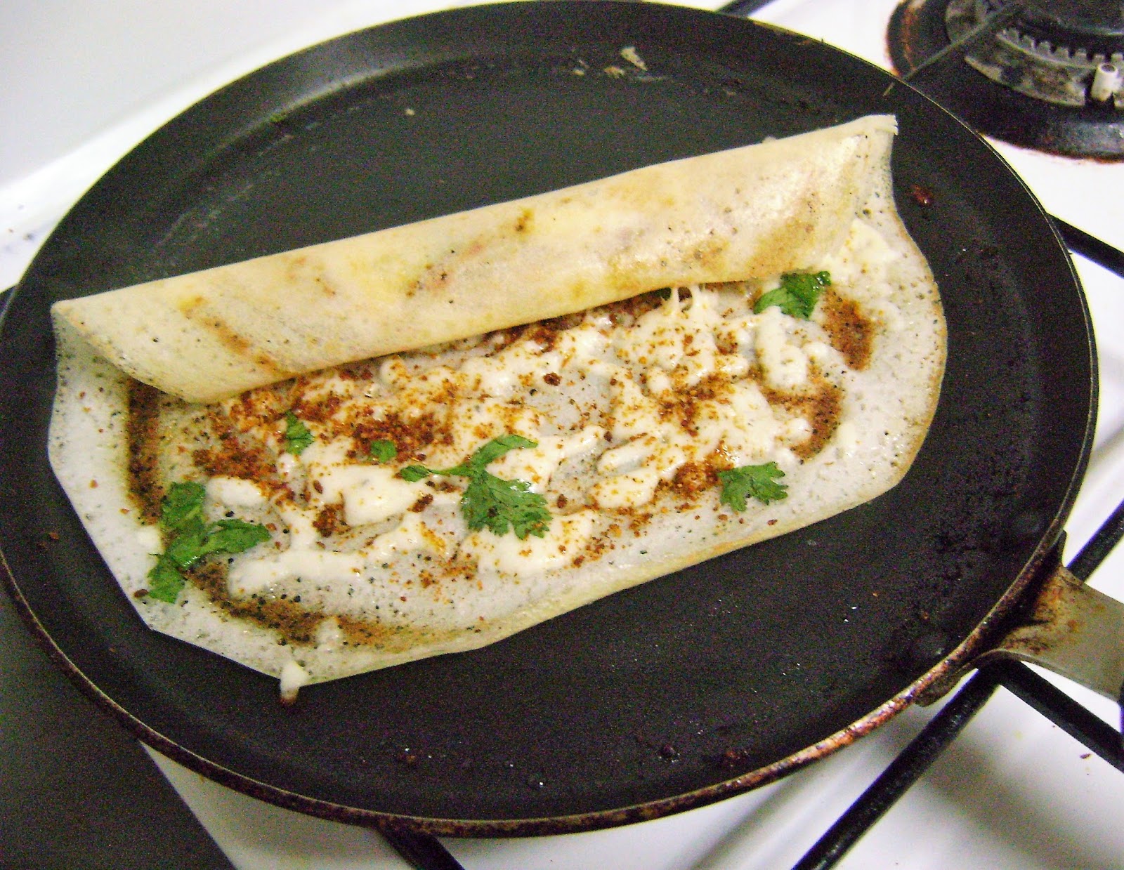 Bethica's Kitchen Flavours: Cheese Dosa Snack (South Indian Breakfast)