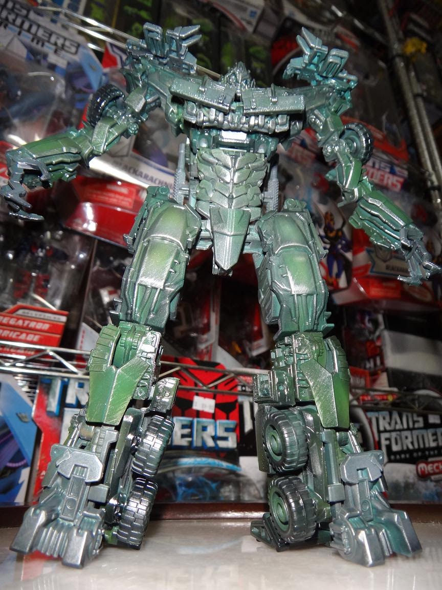 JUST Custom Toy: Repainted Transformers DOTM Voyager Megatron