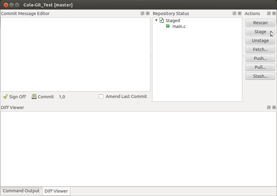 圖解 Git 版本控制: Cola Git GUI (1)