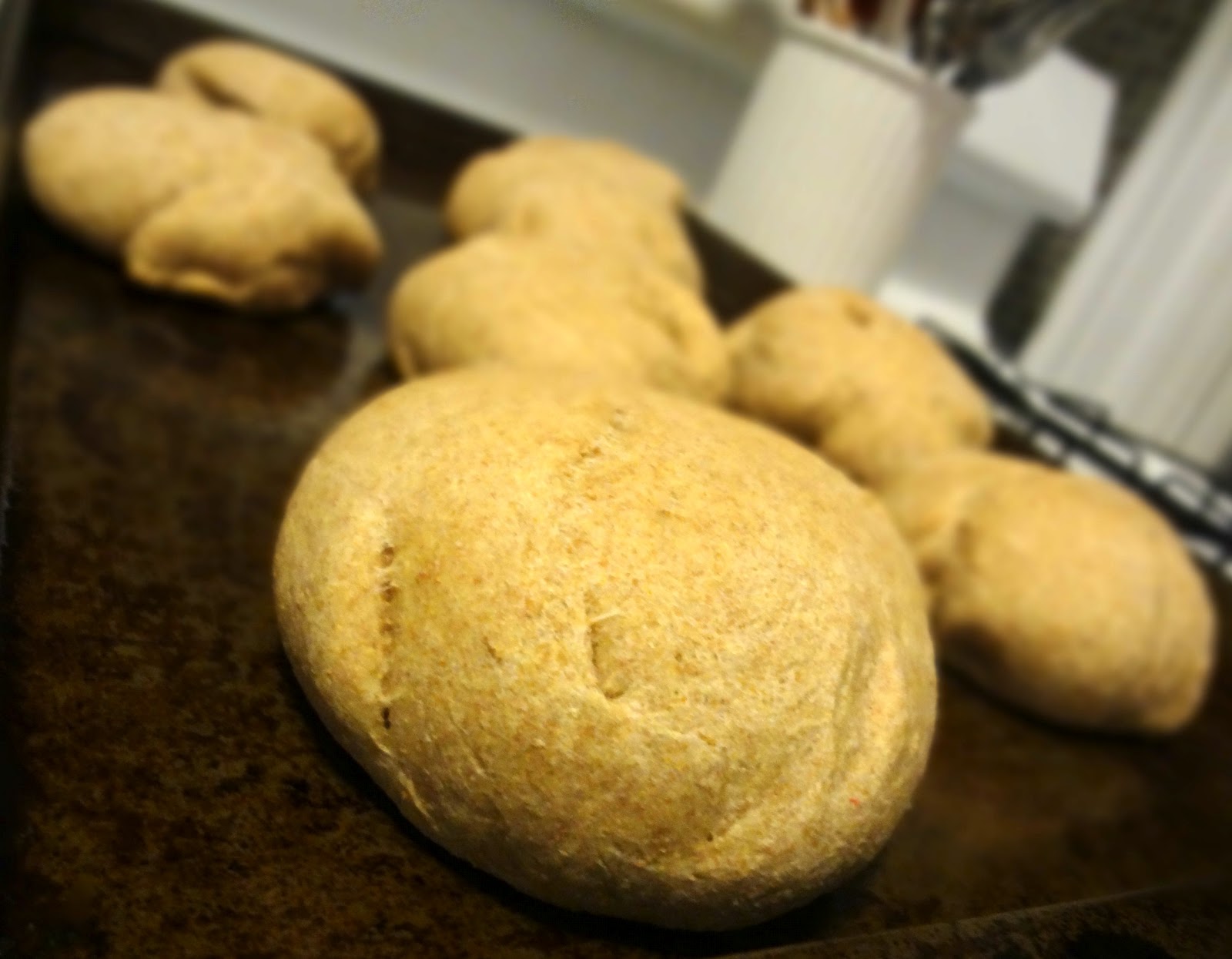 The Cooking Actress: Whole Wheat Rolls-2 Ways (Regular, and Garlic Knot)