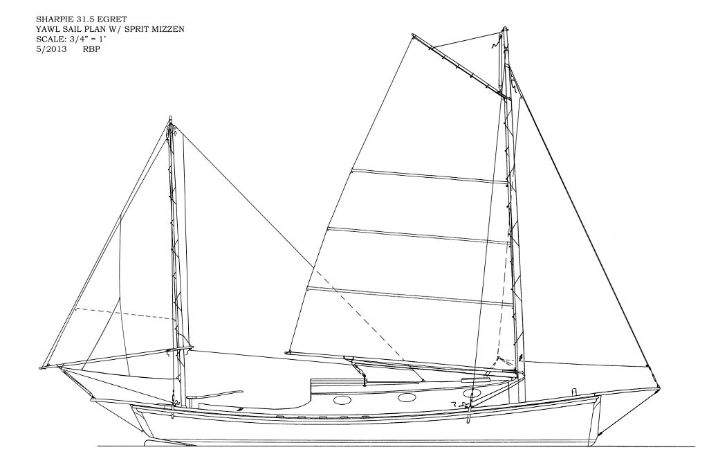 Building Nichiko, Reuel Parker's 31.5 Egret Yawl
