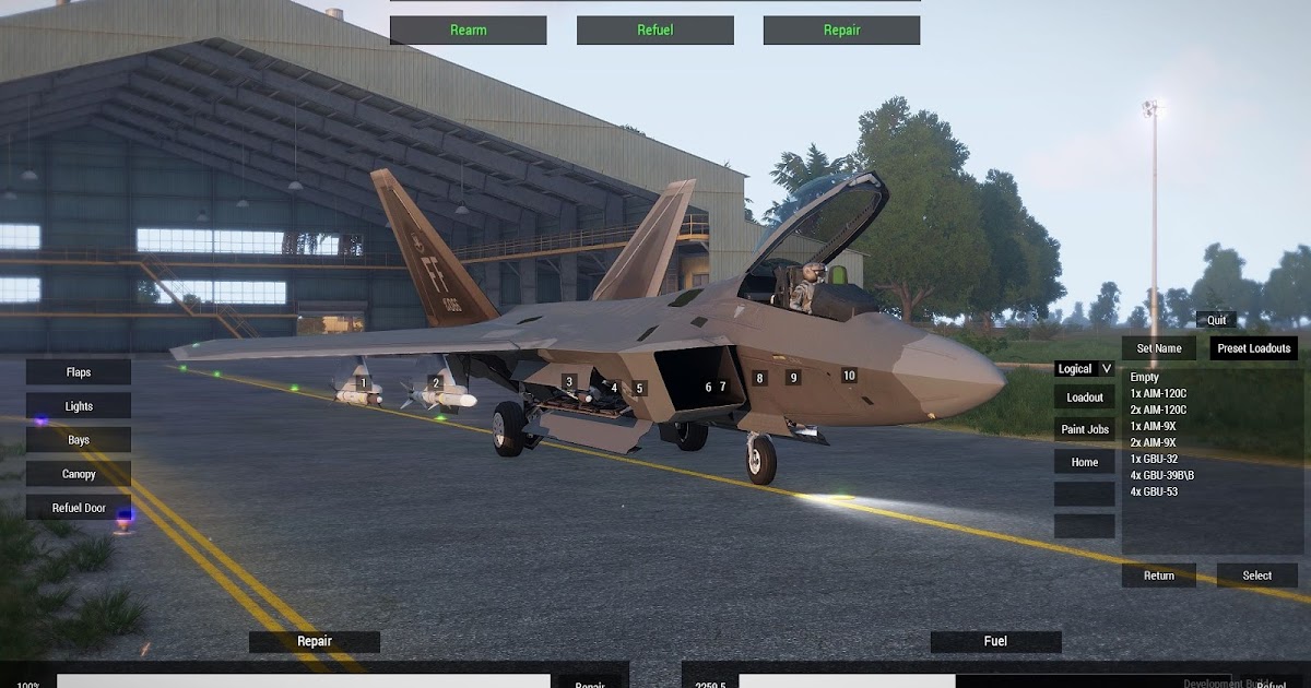 航空機を追加する Arma 3 用アメリカ空軍 MOD の 3D サービス メニューが形に | 弱者の日記^^ - Arma 3 MODとアドオン紹介