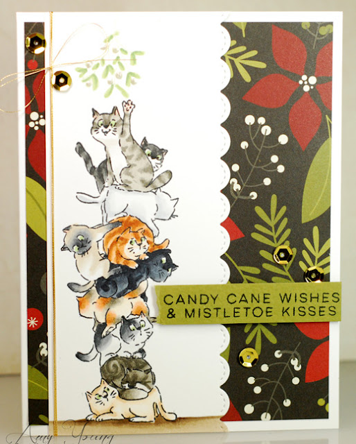 A thousand sheets of paper: Mistletoe kisses...