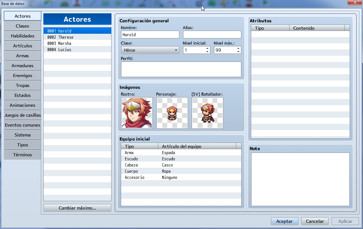 Tutorial rápido de Rpg Maker MV