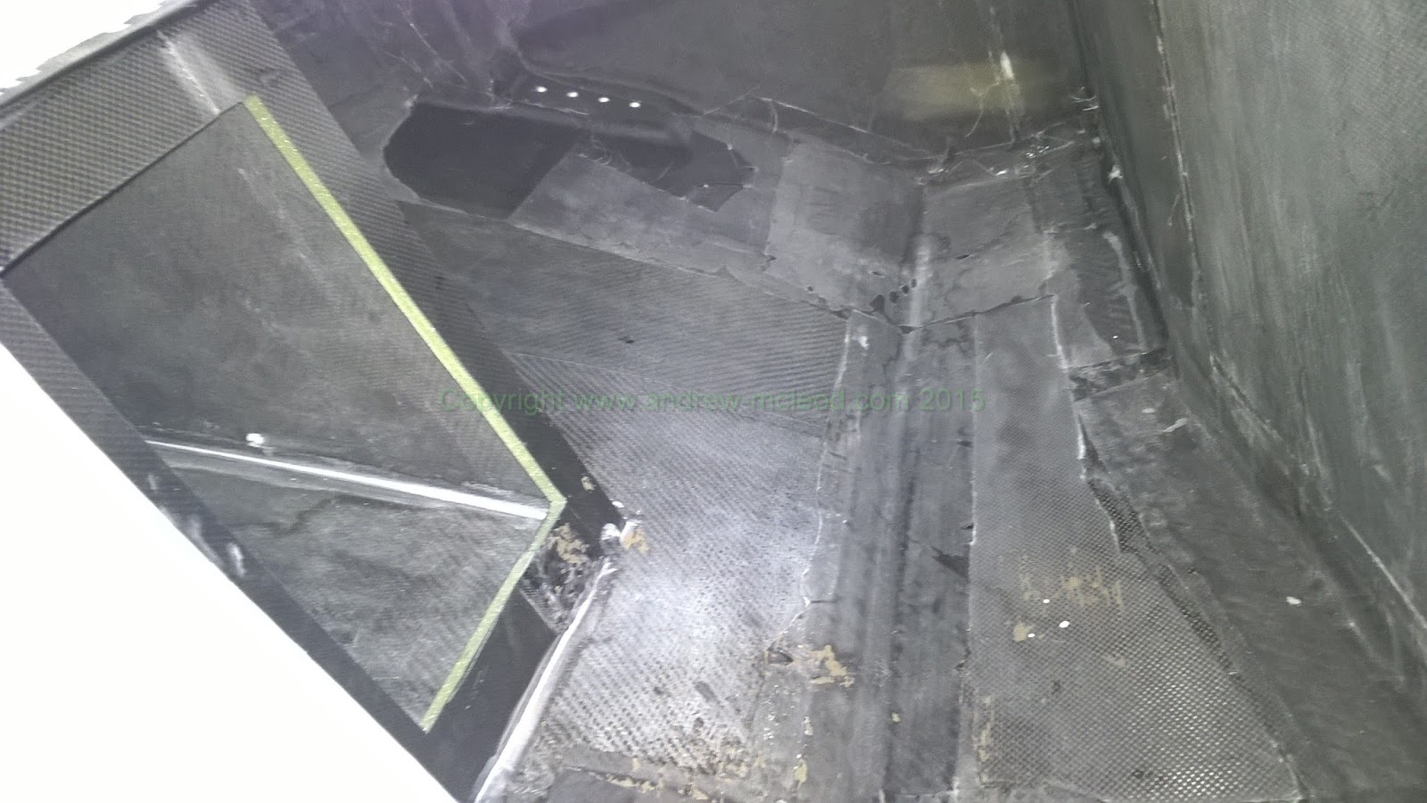 Farrier F22R trimaran building blog by Andrew McLeod: Interior ...