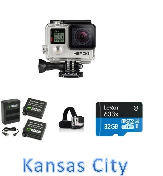GoPro HERO4 SILVER Starter Bundle