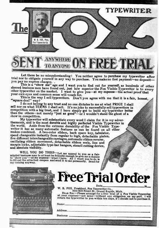 Words are Winged: Fox Advertisements: Part Two