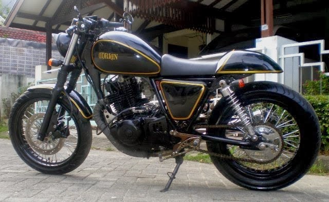 Modifikasi Suzuki Thunder Choper dan Cafe Racer