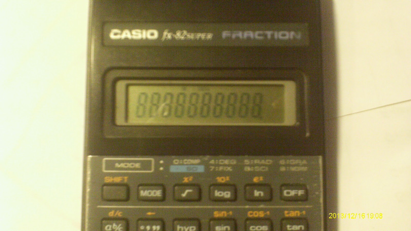 SECOND HAND STORE: Calculadora Cientifica Casio FX-82Super Fraction ...