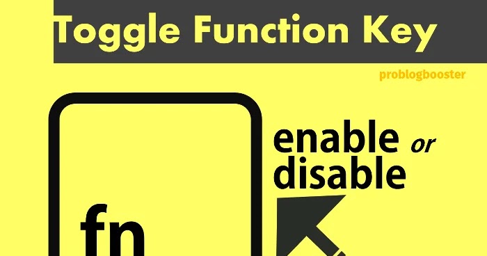 How To Enable/Disable Fn Function Keys in Windows | Lock/Unlock Hotkeys