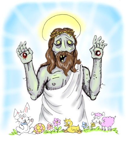 Amanda's Sketchbook: Happy Zombie Jesus Day!