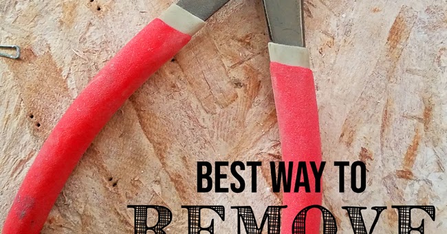 My Best Way to Remove Nails And Staples From Wood - Remodelando la Casa