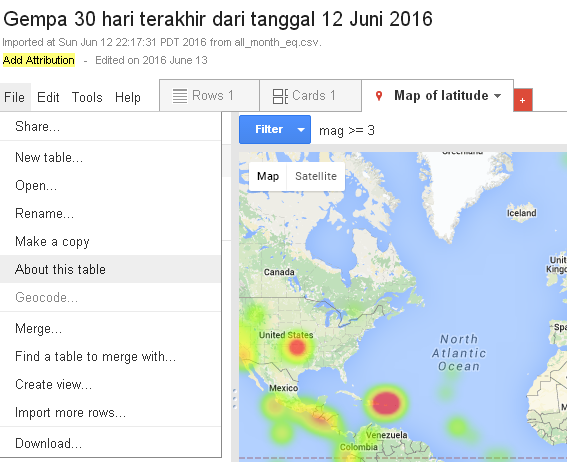 Google Maps API: Menampilkan Layer Google Table Fusion