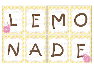 The Perfect Card: Lemonade Stand Printable Set GIVEAWAY!