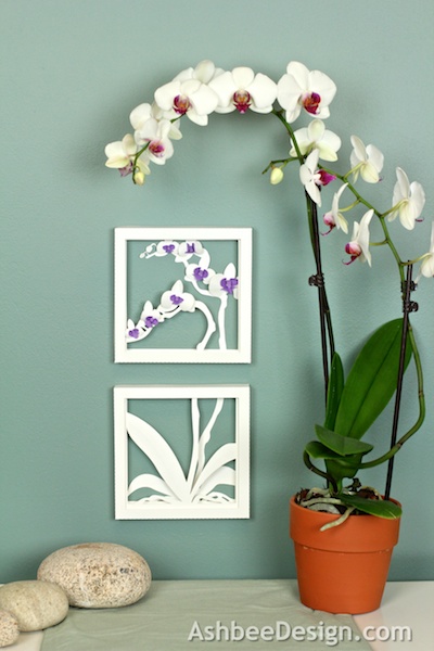 Ashbee Design: Orchid Shadow Box - and a New Lens!