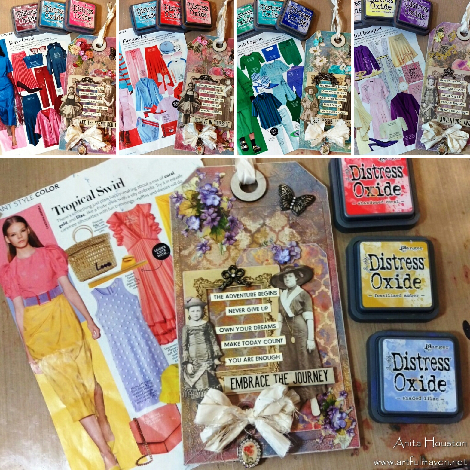 The Artful Maven: Crackled, Resisted, Oxidized Graduation Plaques ...