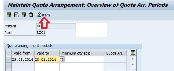 Configure Quota Arrangement in SAP MM | SAP Online Guides