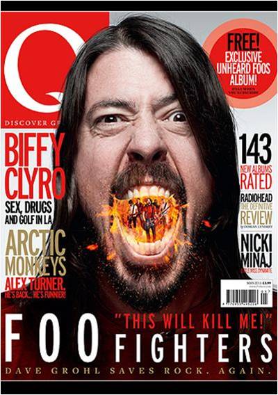 Creative Media Music magazine: Q Magazine Front Cover