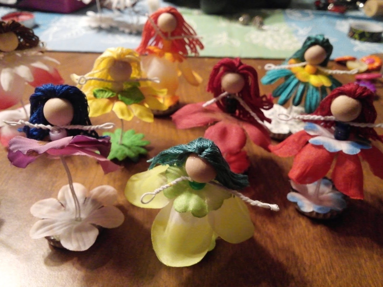 Sheryl's Crafting Corner: More Fairy Flower dolls