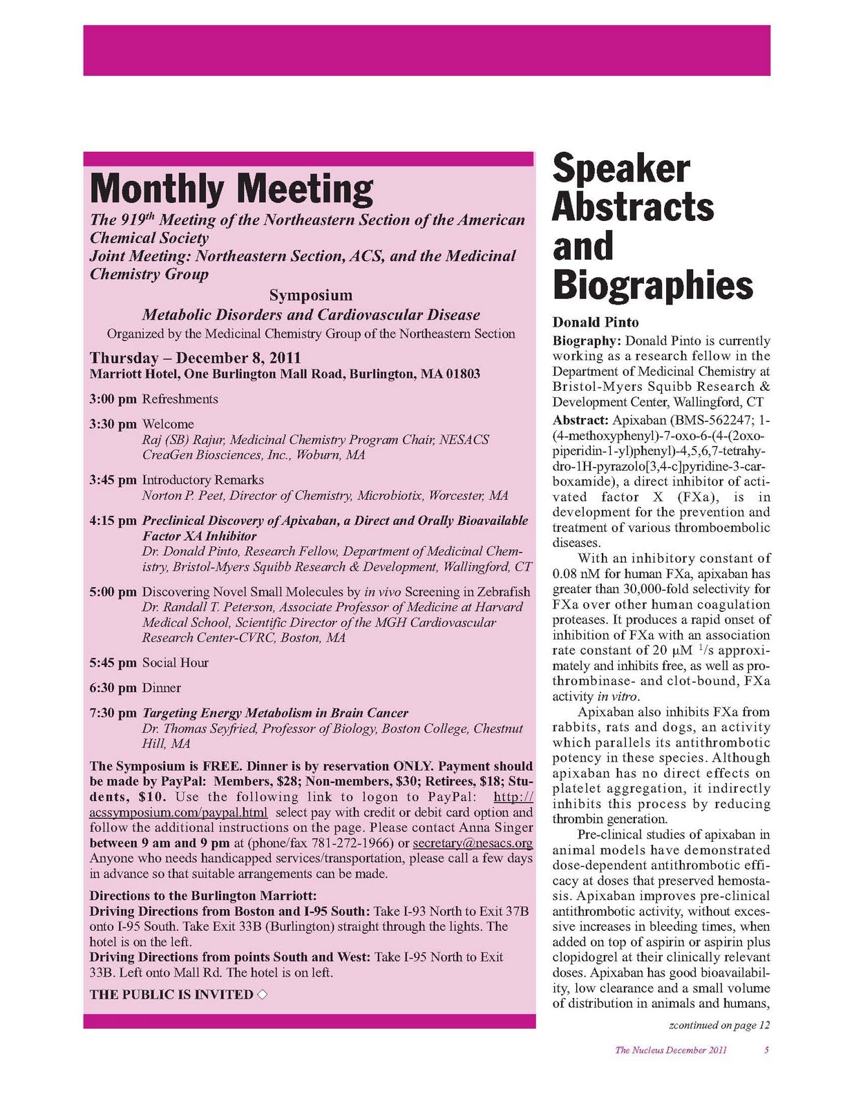 Gas Analysis: NESACS December Meeting Notice Gas Analysis: NESACS December Meeting Notice
