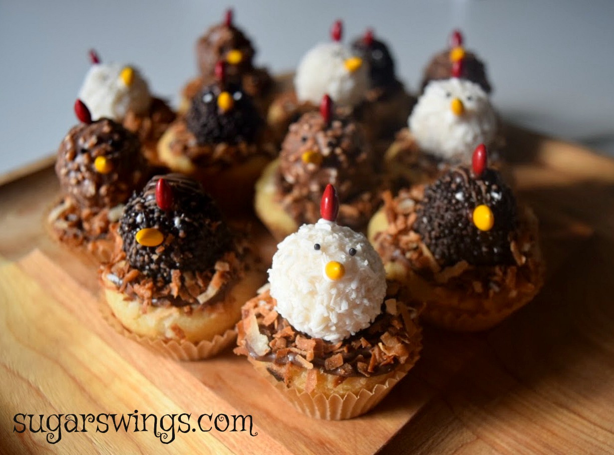 Sugar Swings! Serve Some: Candy Chicks in Sugar Cookie Nests