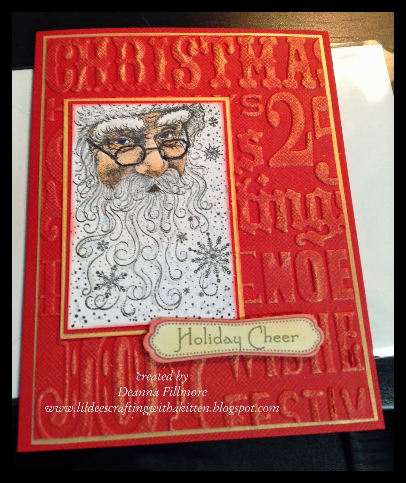 L'il Dee's Crafting with a Kitten: Season's Greetings!!!!