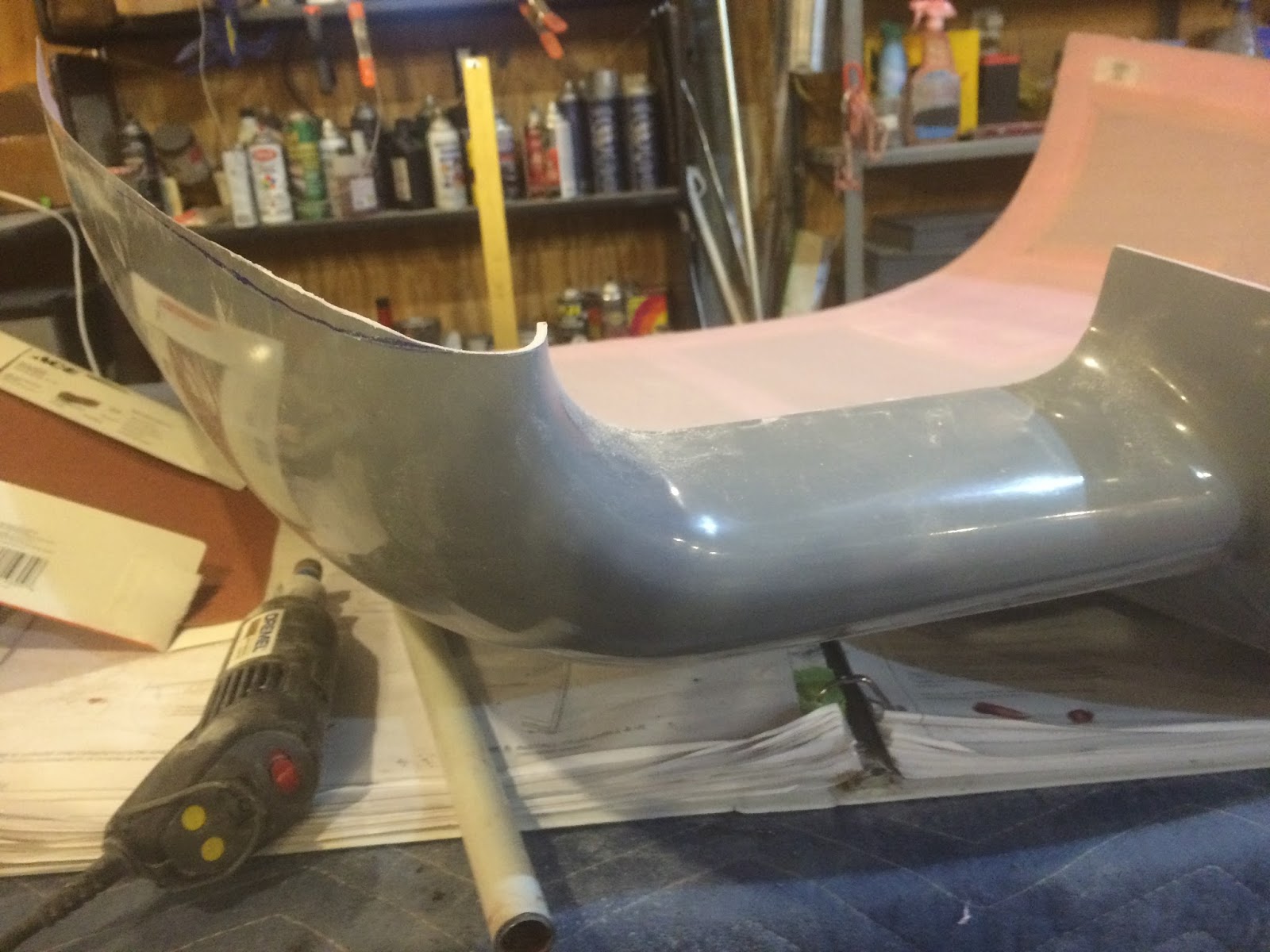 Gordon's RV14 Build: Rear window and cowling fitting