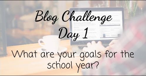 I Teach Science and...: Blog Challenge: Day 1
