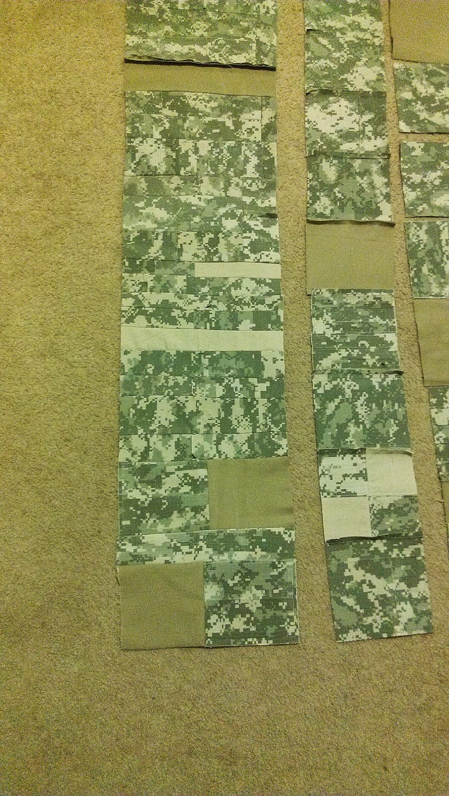 Crafty Camper Girl: Camo Rag Quilt Take 2
