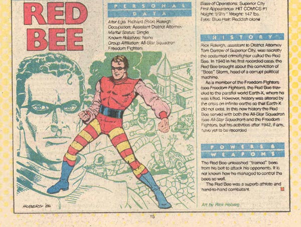 COMICS EN EL MUNDO: RED BEE