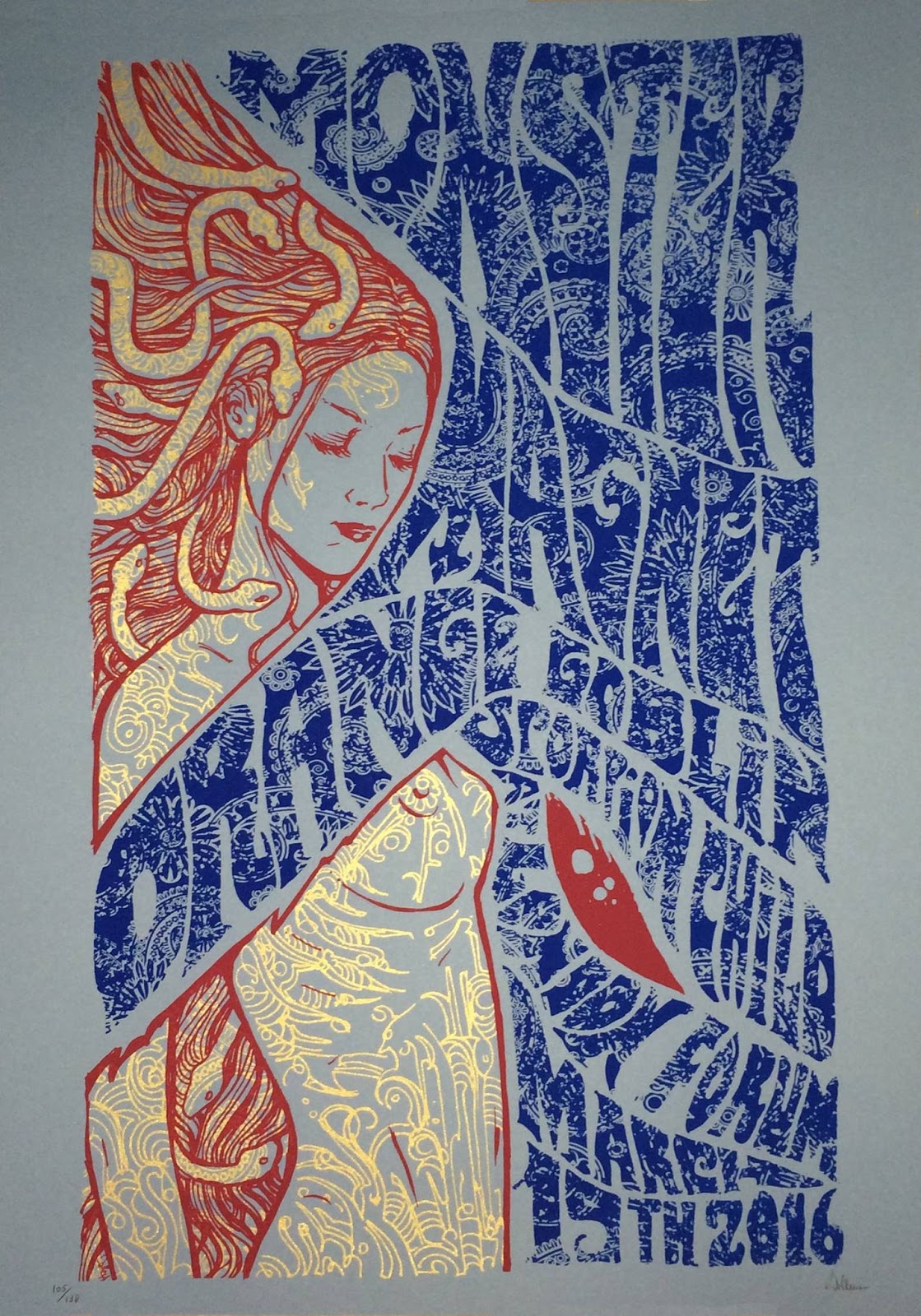 INSIDE THE ROCK POSTER FRAME BLOG: Malleus Monster Magnet European Tour ...