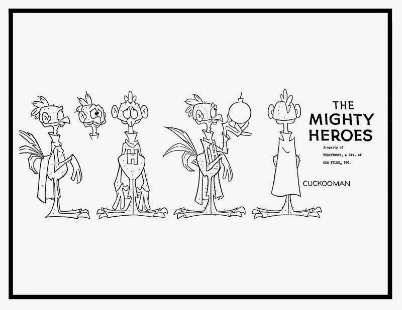 Ominous Octopus Omnibus: Mighty Heroes Model Sheets