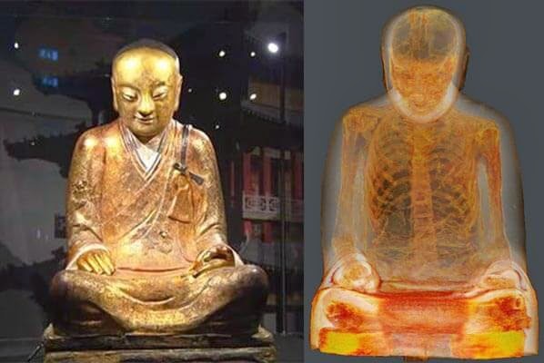 CT Scans Reveals Mummy Of A Monk Inside A Buddha Statue | The STATWorld