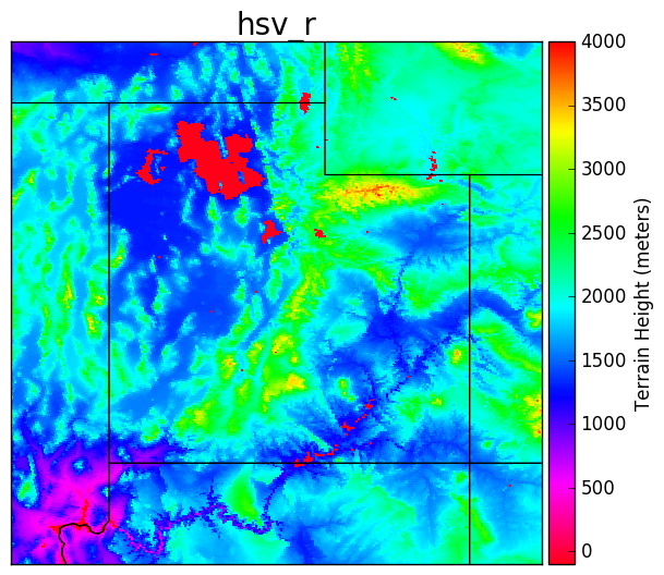 Brian Blaylock's Python Blog: python colormaps