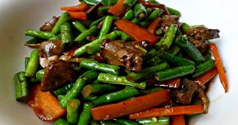 Resep Oseng Hati Ampela & Kacang Panjang