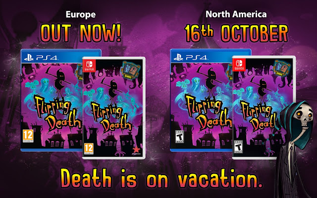 Flipping Death (Switch) é lançado em mídia física - Nintendo Blast