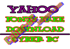 YAHOO FONTS Free Download