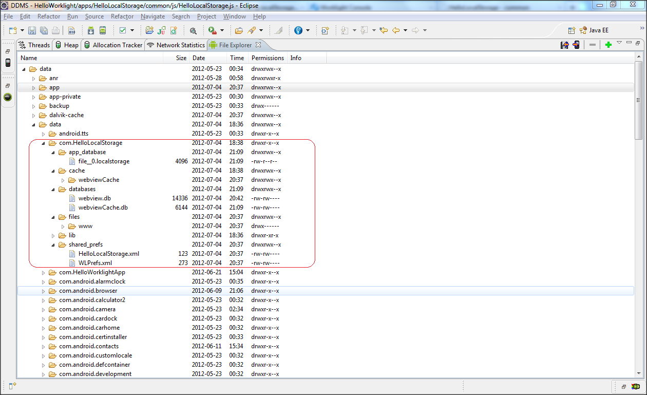 Sunils Notes Reading Data Stored In Localstroage By Android Device Or